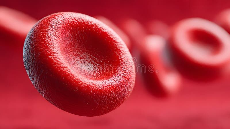 Macro View of Human Red Blood Cell with Ultra-realistic Surface Texture ...