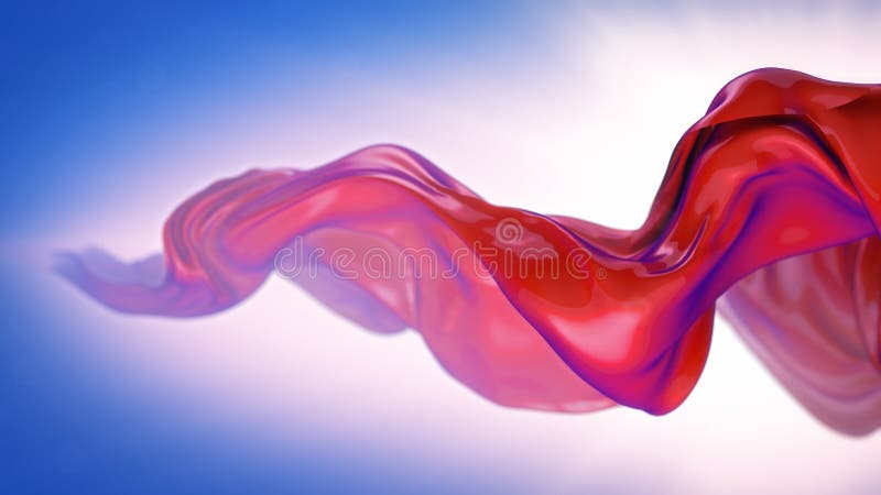 Flowing Red Cloth Background Stock Image - Image of cloth, background ...