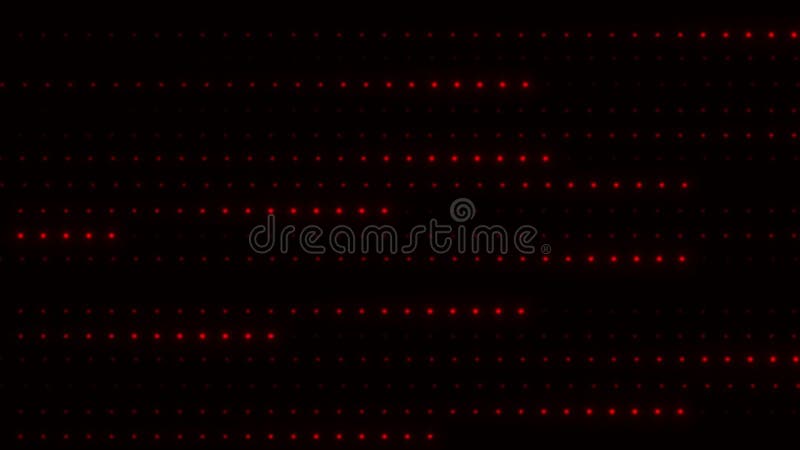 Red Sci-Fi Artificial Intelligence AI Squares Loopable Background Stock ...