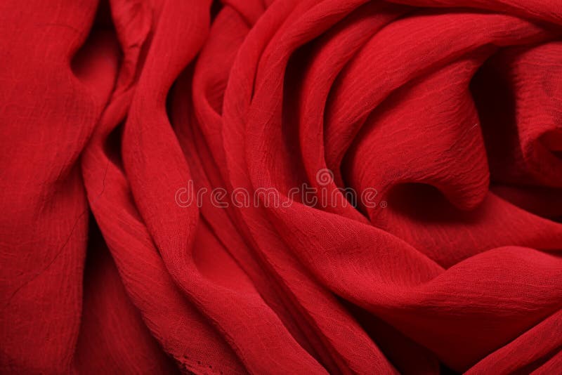 Flowing red fabric stock photo. Image of ripple, drapery - 77243776
