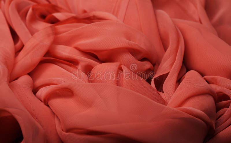 Flowing red fabric stock photo. Image of paint, creases - 78310030