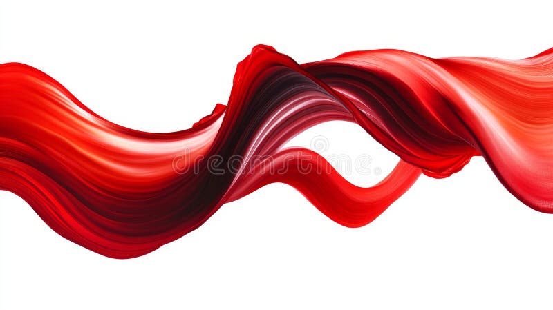 Red Satin Ribbon Flowing Curves Stock Photos - Free & Royalty-Free ...