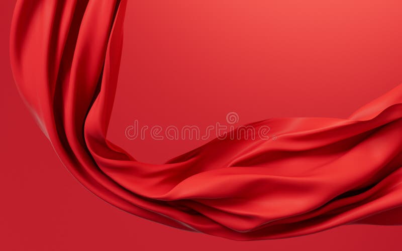 Flowing Red Cloth Banner Stock Illustrations – 1,813 Flowing Red Cloth ...