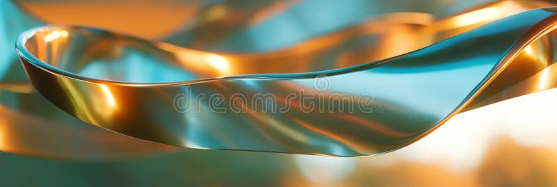 Flowing Ribbons and Dynamic Shapes Create a Visual Representation of ...