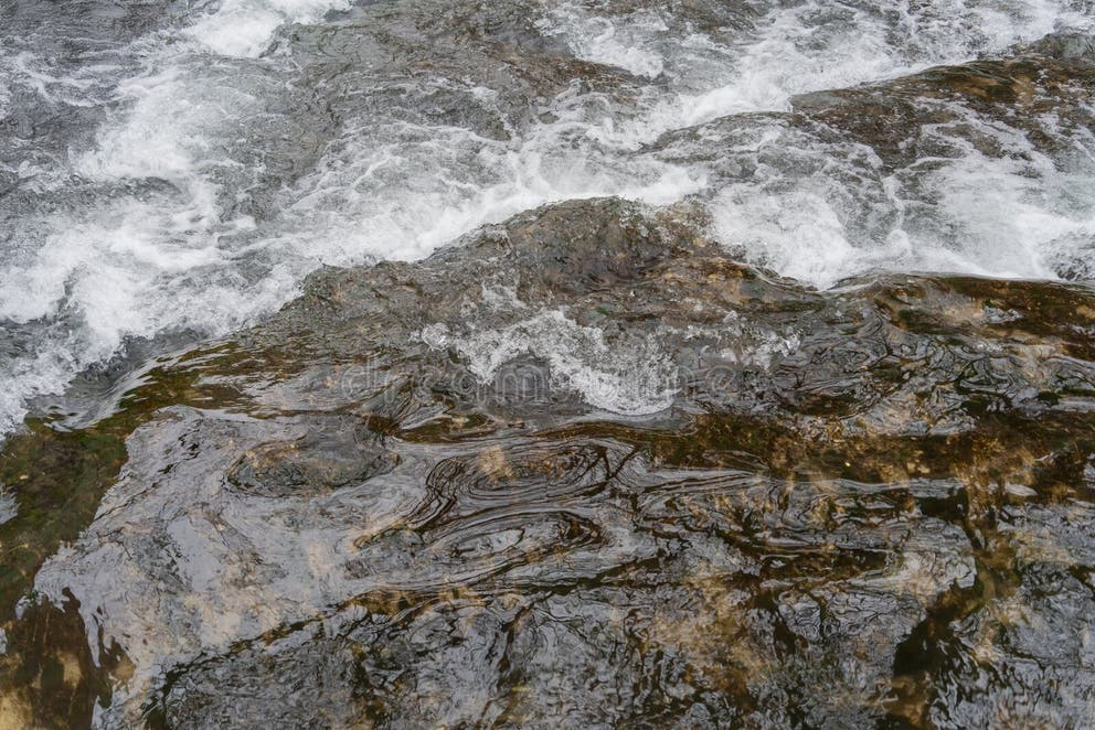 Flowing shallow water stock photo. Image of full, backdrop - 385168600