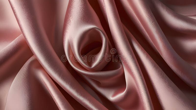 A Flowing Silk Fabric Background with Natural Curves and Waves Stock ...
