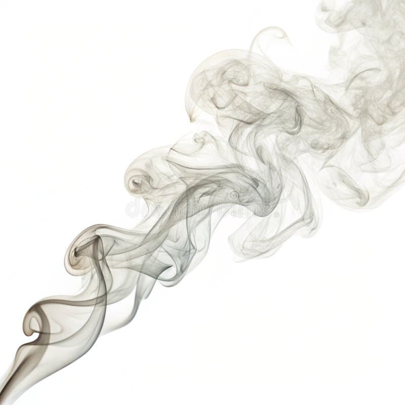Flowing smoke isolated stock illustration. Illustration of motion ...