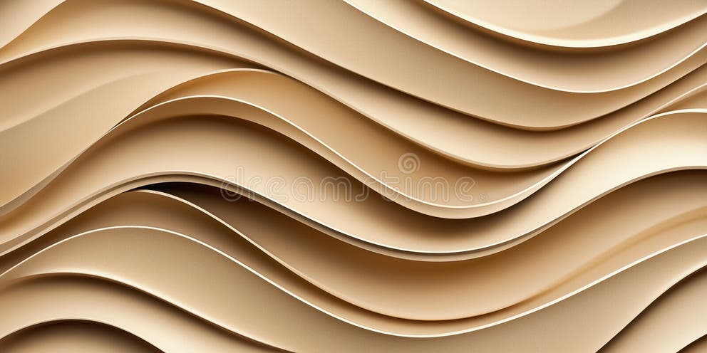 Flowing, Smooth Wavy Lines Simulate the Texture of Undulating Sand ...