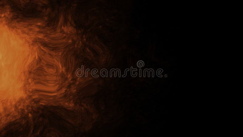 Flowing Source of Light Under the Liquid Transparent Texture. Motion ...