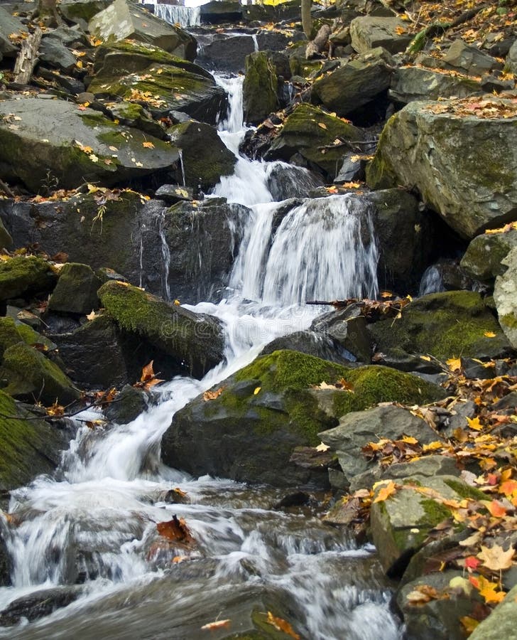 Flowing Stream stock photo. Image of rocks, fall, mountain - 3882294
