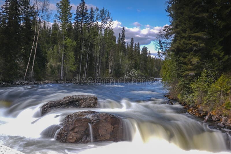 Flowing Stream in Banff National Park, Canada Stock Photo - Image of ...