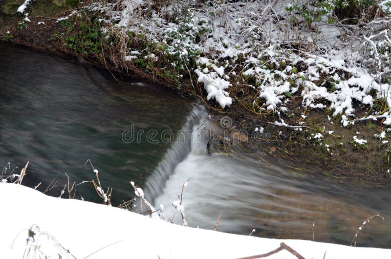 Flowing Stream stock image. Image of running, cold, stream - 71581987