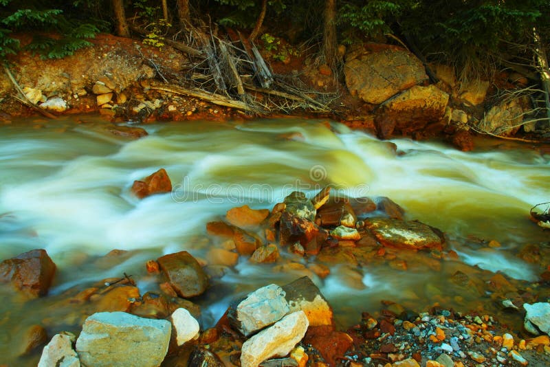 Flowing stream stock photo. Image of nature, boulders - 51092002