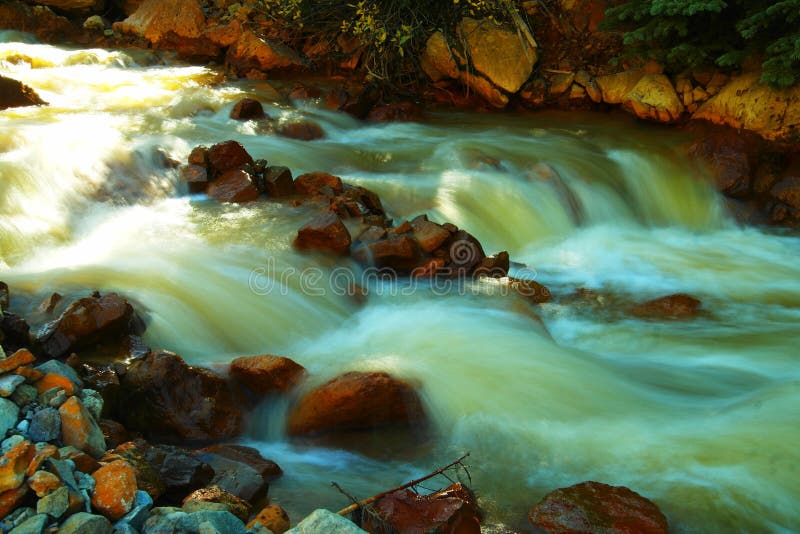 Flowing stream stock photo. Image of nature, boulders - 51092002
