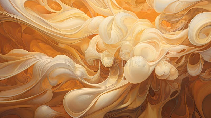 Flowing Streams of Liquid Merging and Mixing in Abstract Patterns Stock ...