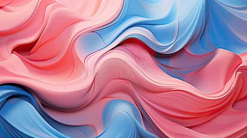 Flowing Streams of Liquid Merging and Mixing in Abstract Patterns Stock ...