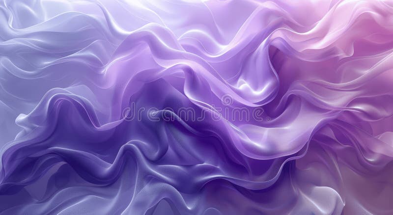 Flowing Translucent Purple Lavender Fabric with Ethereal Softness Stock ...