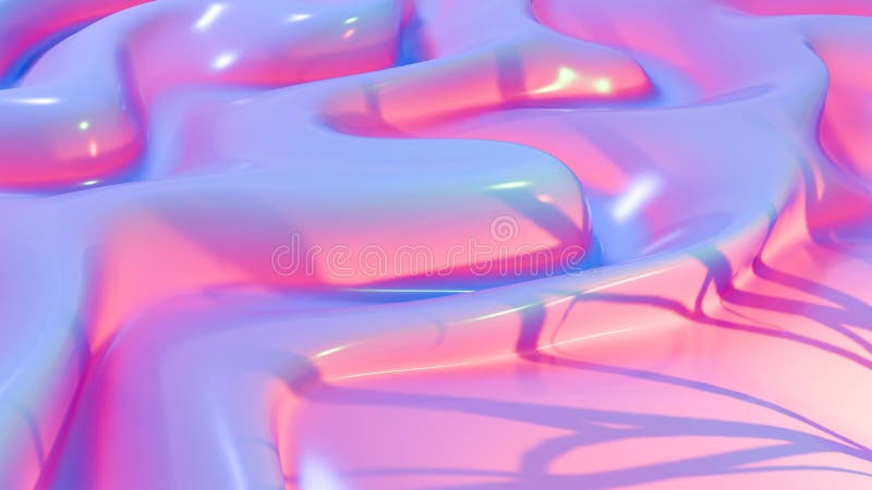 Flowing Vibrant Liquid Loop Animated Background Stock Footage - Video ...