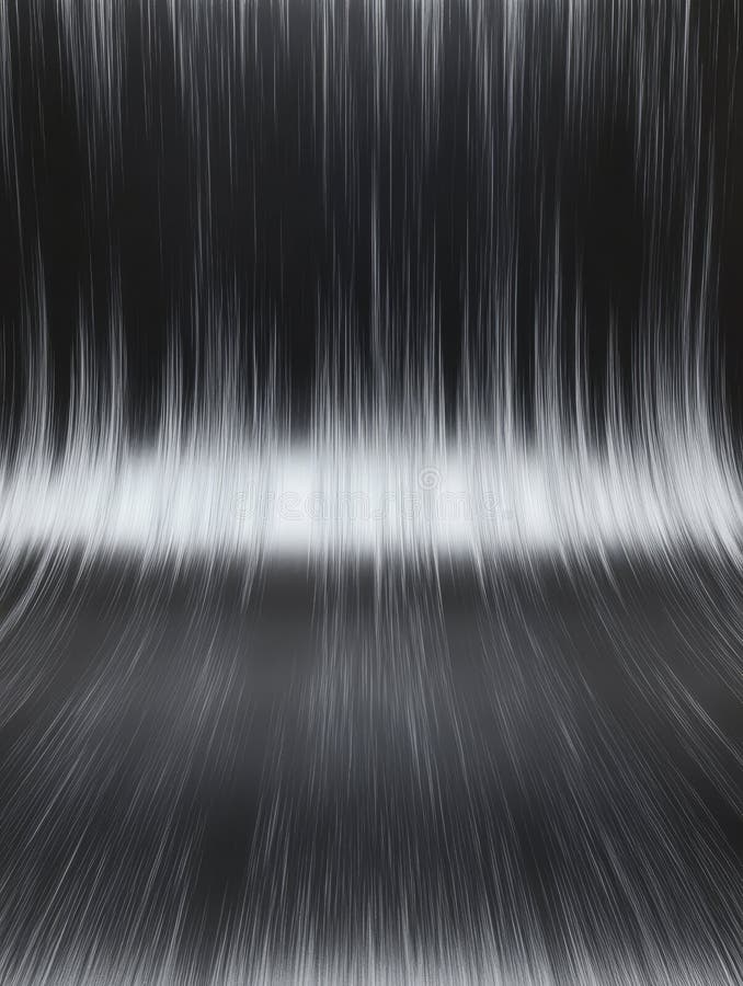 Flowing Water Cascades Down a Dark Surface Creating a Striking Visual ...