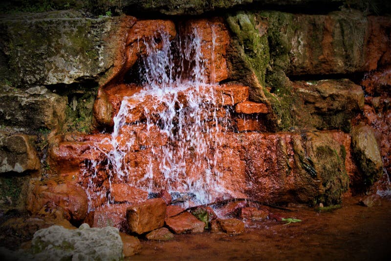 Flowing Waterfall in Ohio stock photo. Image of natural - 115096272