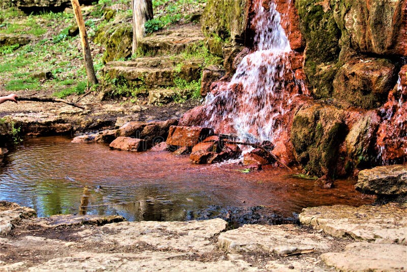 Flowing Waterfall in Rainforest Stock Image - Image of stream ...