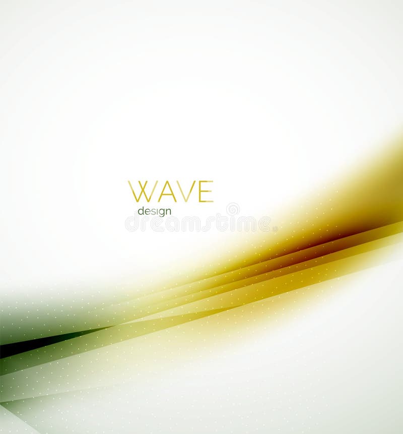 Flowing Wave of Blending Colors Stock Vector - Illustration of concept ...