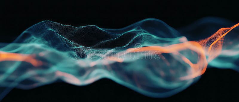 Flowing Wave Pattern Creates a Calming and Dynamic Background for ...