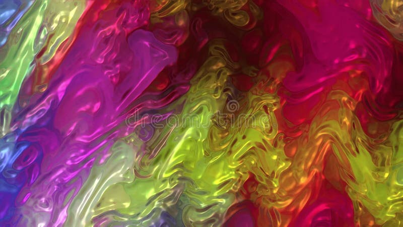 Flowing Waves of Colors Abstract VJ Loop Motion Graphic Background ...