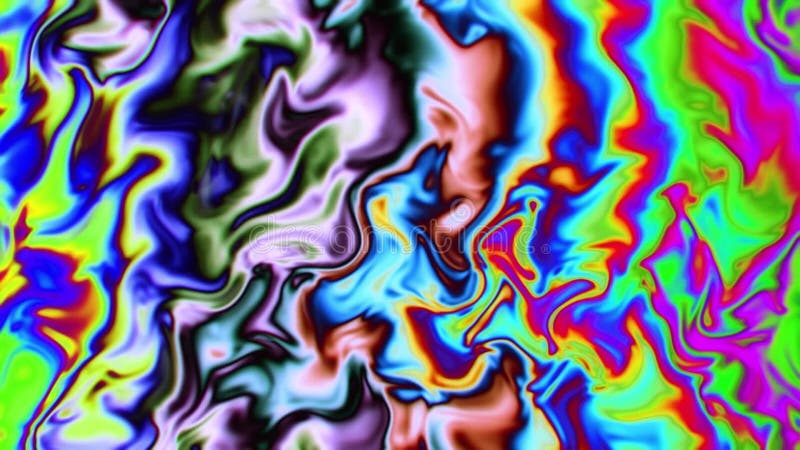 Flowing Waves of Psychedelic Trippy Colors VJ Loop Background Stock ...