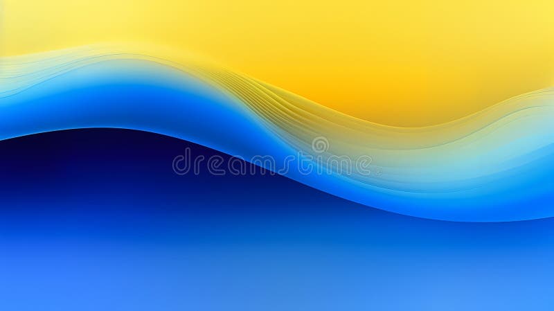 Flowing Waves: a Vibrant Abstract Interface Design Wallpaper in Stock ...