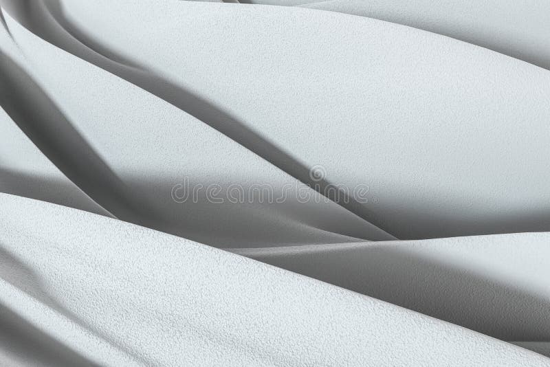Flowing and Waving Cloth Background, 3d Rendering Stock Illustration ...