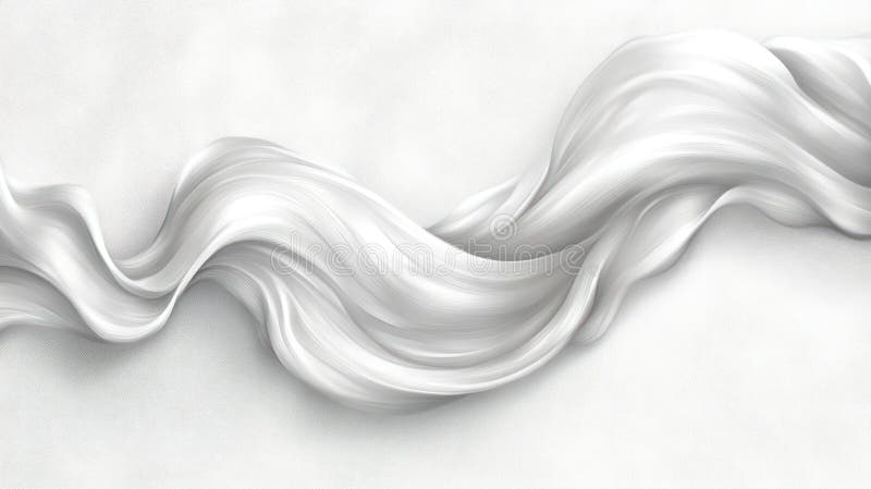 A Flowing White Fabric Texture, Evoking Elegance and Softness Stock ...