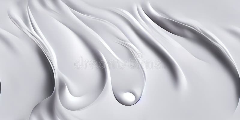 Flowing White Liquid , Abstract Seamless Texture Stock Illustration ...