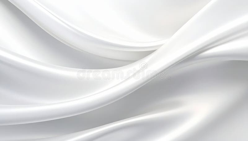 Flowing White Silk Background, Elegant Drapes and Luxurious Texture for ...