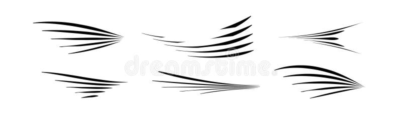 Flowing Wind Motion Line. Air Logo Wave. Air Movement and Gust Symbol ...