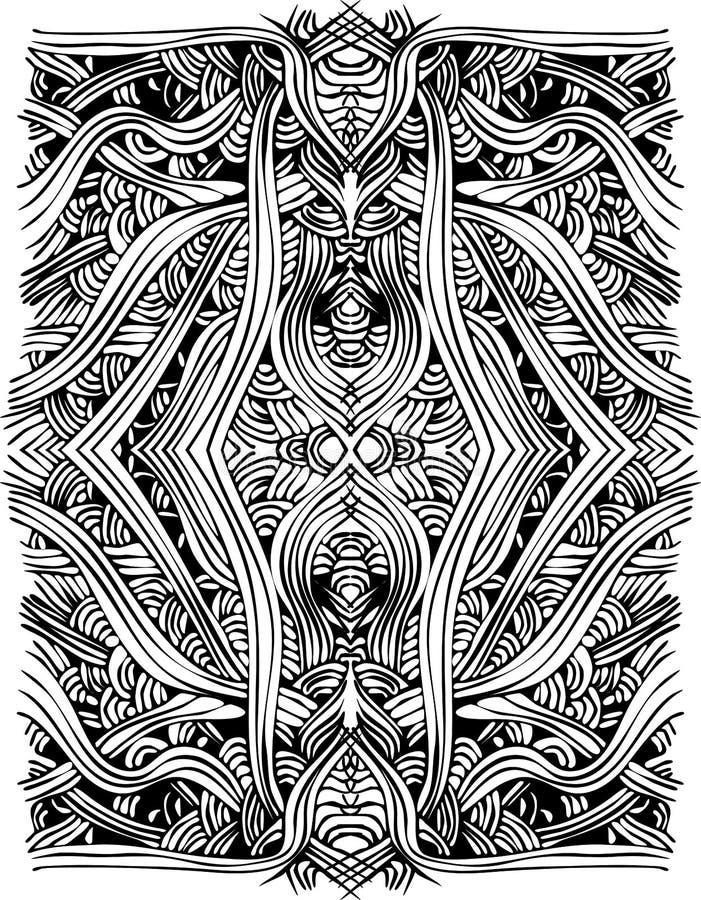 Flowypattern2 stock vector. Illustration of flow, lines - 13541580