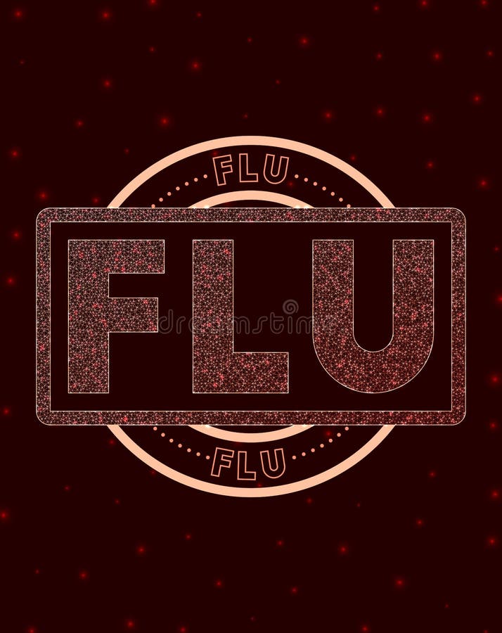 Flu badge. stock vector. Illustration of digital, global - 177793998