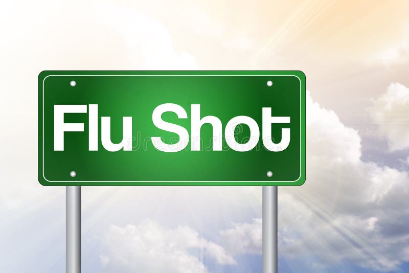 Flu Shot Sign Stock Illustrations – 2,958 Flu Shot Sign Stock ...