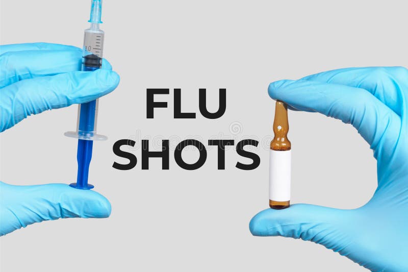 Flu Shots Importance of Disease Prevention through Vaccination Stock ...
