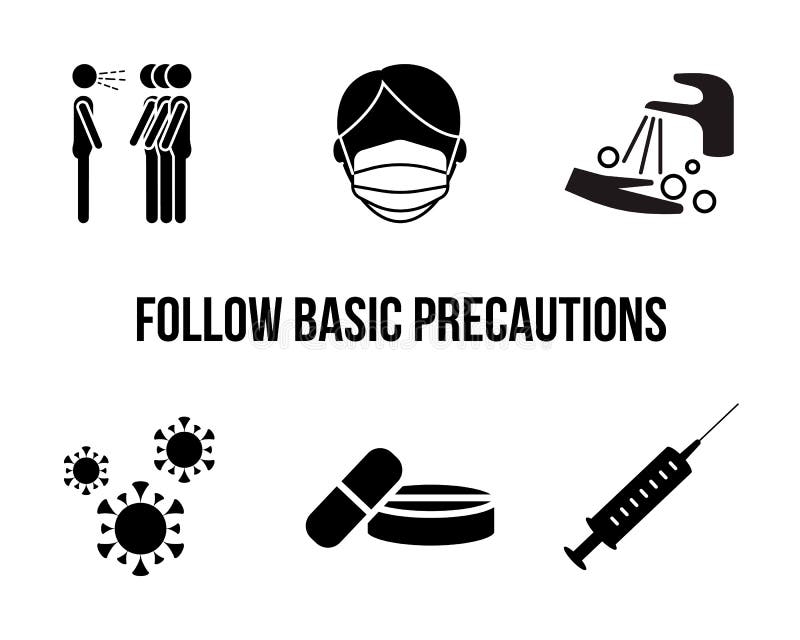 Flu and Virus Flat Icon. Vector Illustration Virus Protection. Follow ...