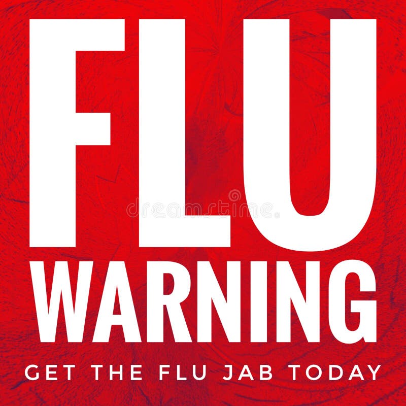 Flu Warning Text Illustration Background Header Stock Illustration ...
