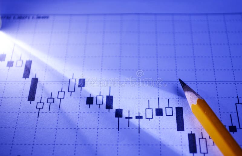 Fluctuating Graph for Data Analysis Stock Image - Image of graph ...