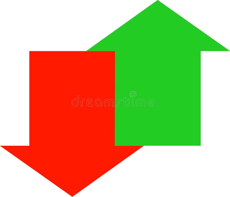 Fluctuating markets stock vector. Illustration of isolated - 4709302