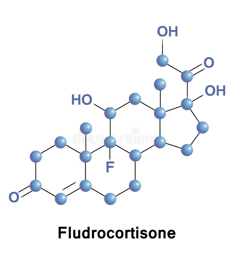 Fludrocortisone é Um Corticosteroide Ilustração do Vetor - Ilustração ...