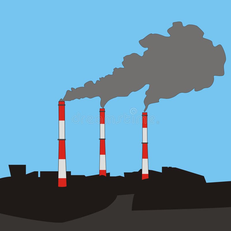 Environment Pollution Smoke Stacks Stock Illustrations – 51 Environment ...