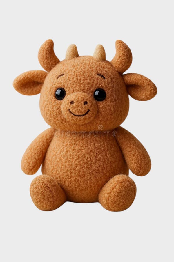 Fluffik – 2D Image of a 3D Plush Character in a Fairy-tale Style Stock ...