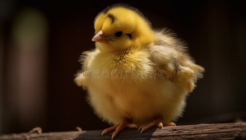 Fluffy Baby Chicks Standing in Free Range Grass Generated by AI Stock ...
