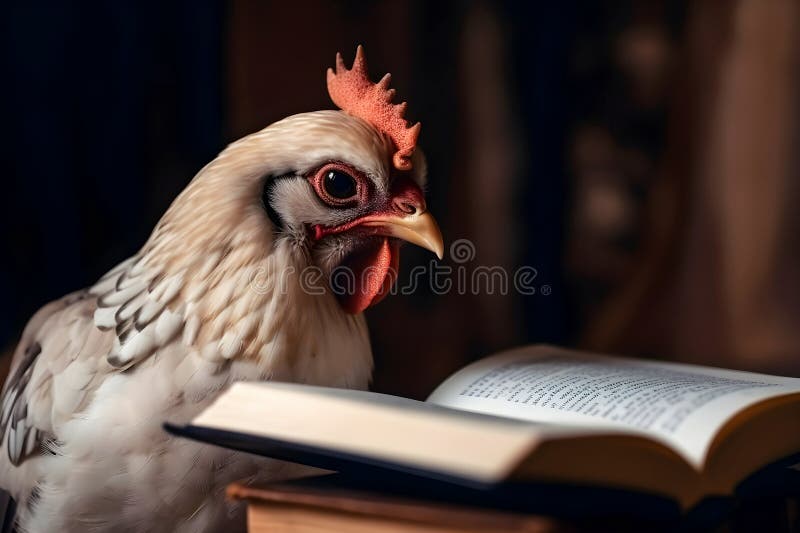 Chicken Reading Stock Illustrations – 277 Chicken Reading Stock ...