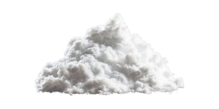 Fluffy Cloud. Symbol of Softness and Tranquility Isolated on ...