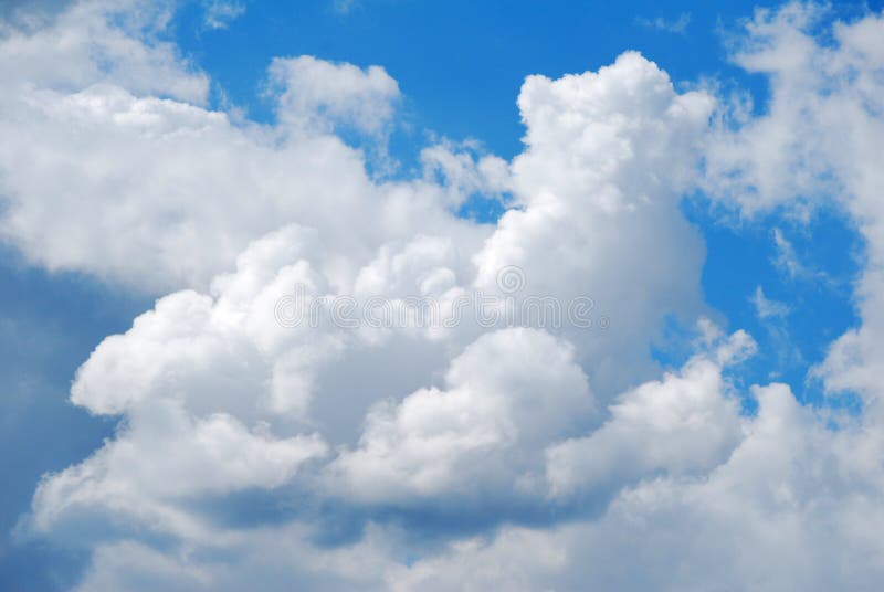 Fluffy clouds stock photo. Image of space, environment - 4441134
